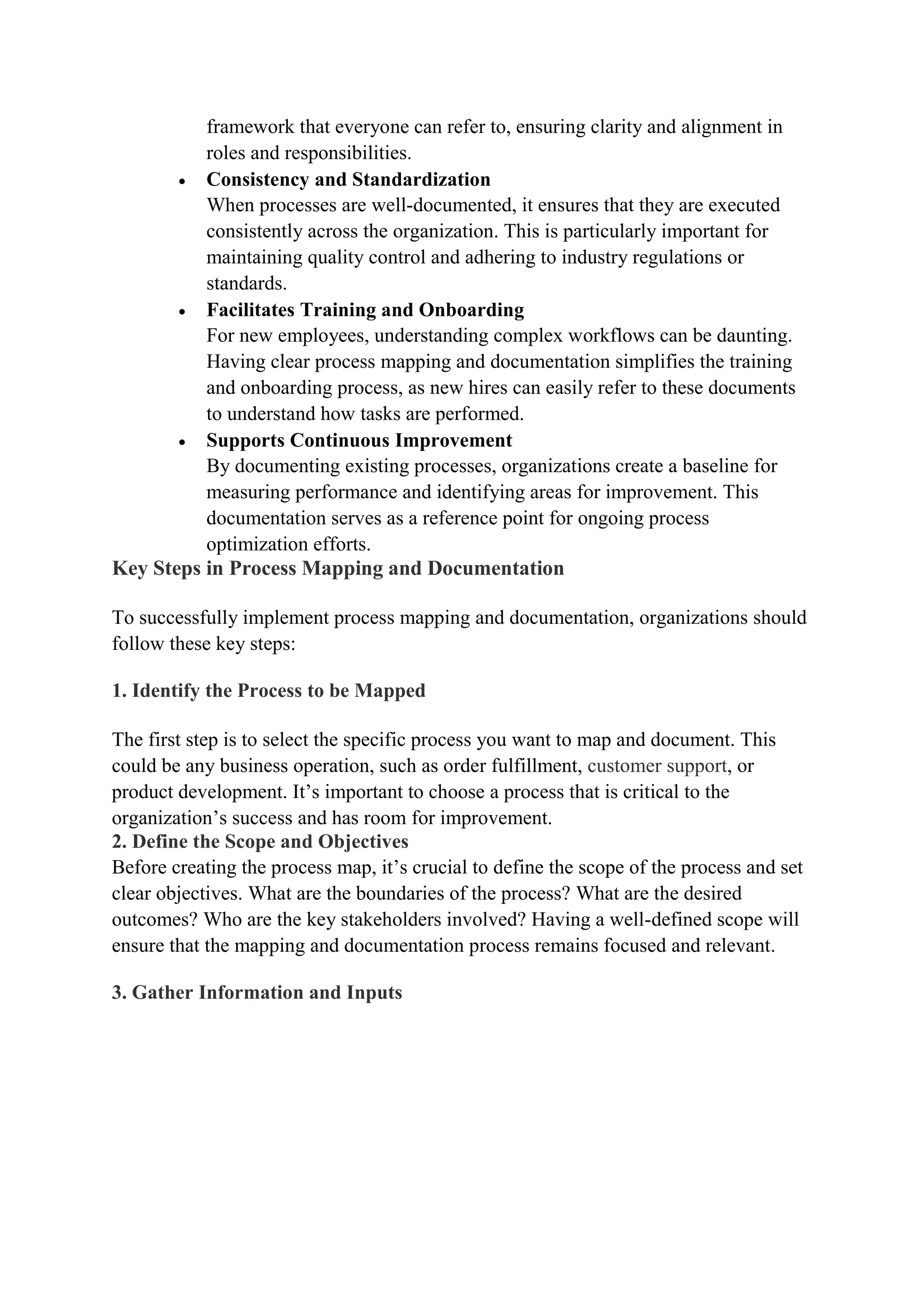 7 Key Steps in Process Mapping and Documentation | Visionary CIOs | PDF