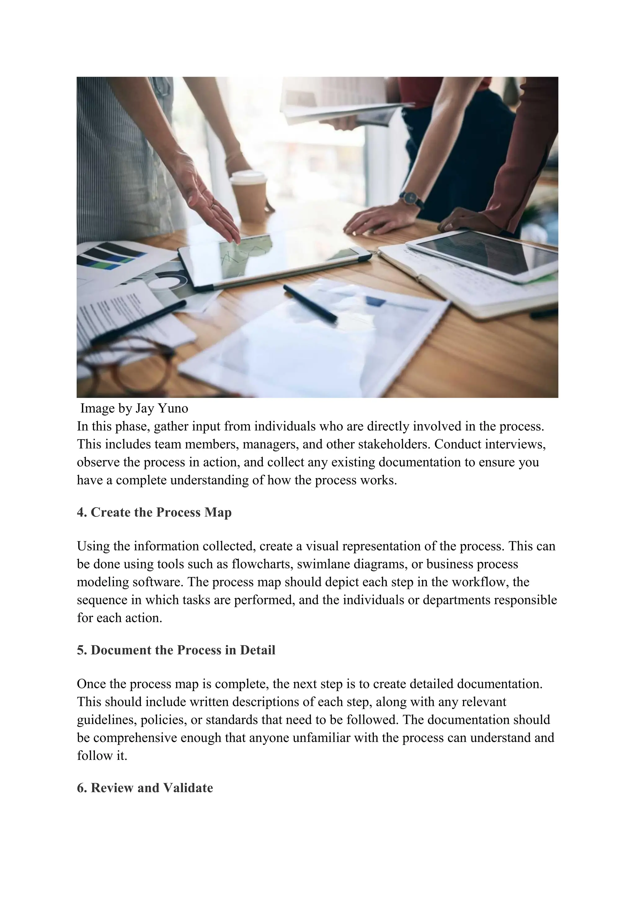 7 Key Steps in Process Mapping and Documentation | Visionary CIOs | PDF