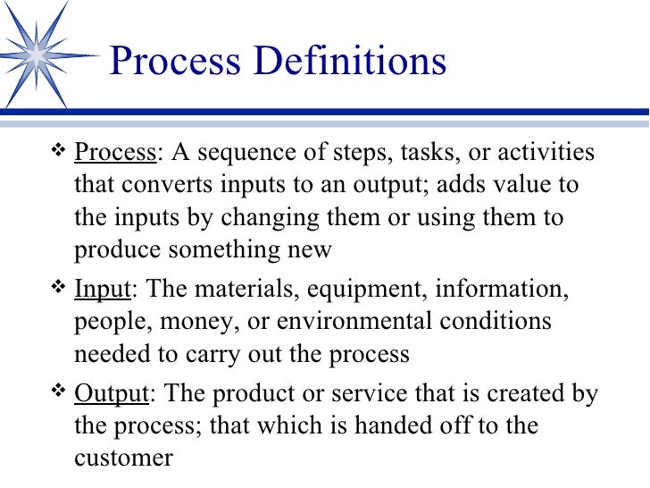 Process Mapping For Systems Improvement