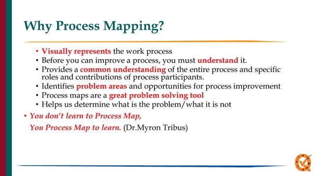 Process Mapping Revised.pptxgejhshxbsjdijd | PPTX