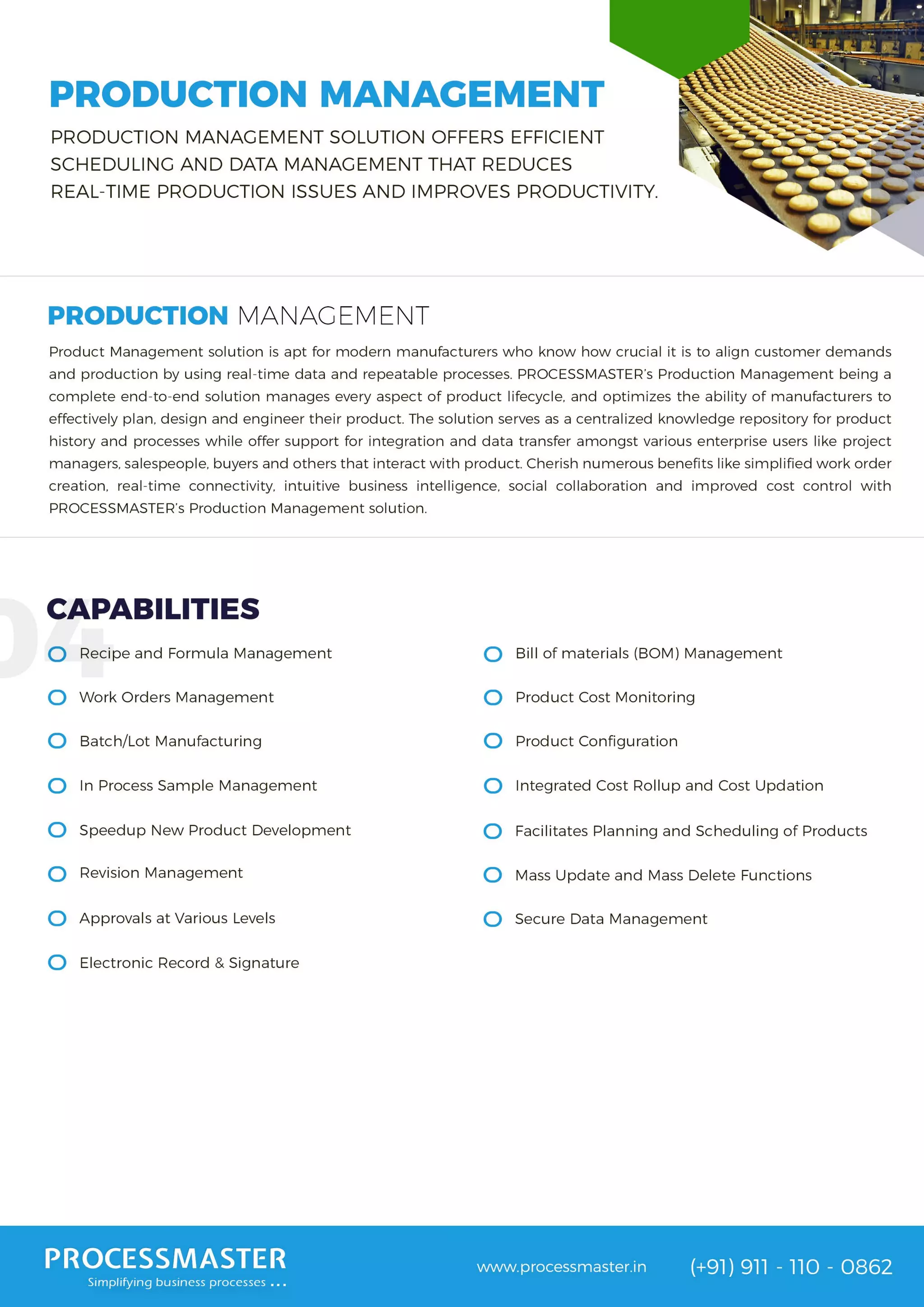 PROCESSMASTER ERP | PDF