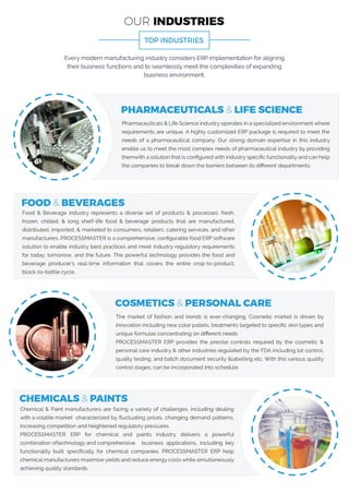 PROCESSMASTER ERP | PDF