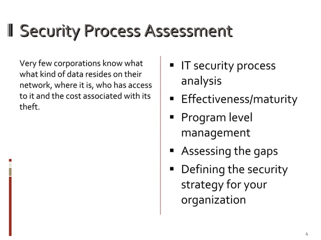 Process Maturity Assessment | PPT