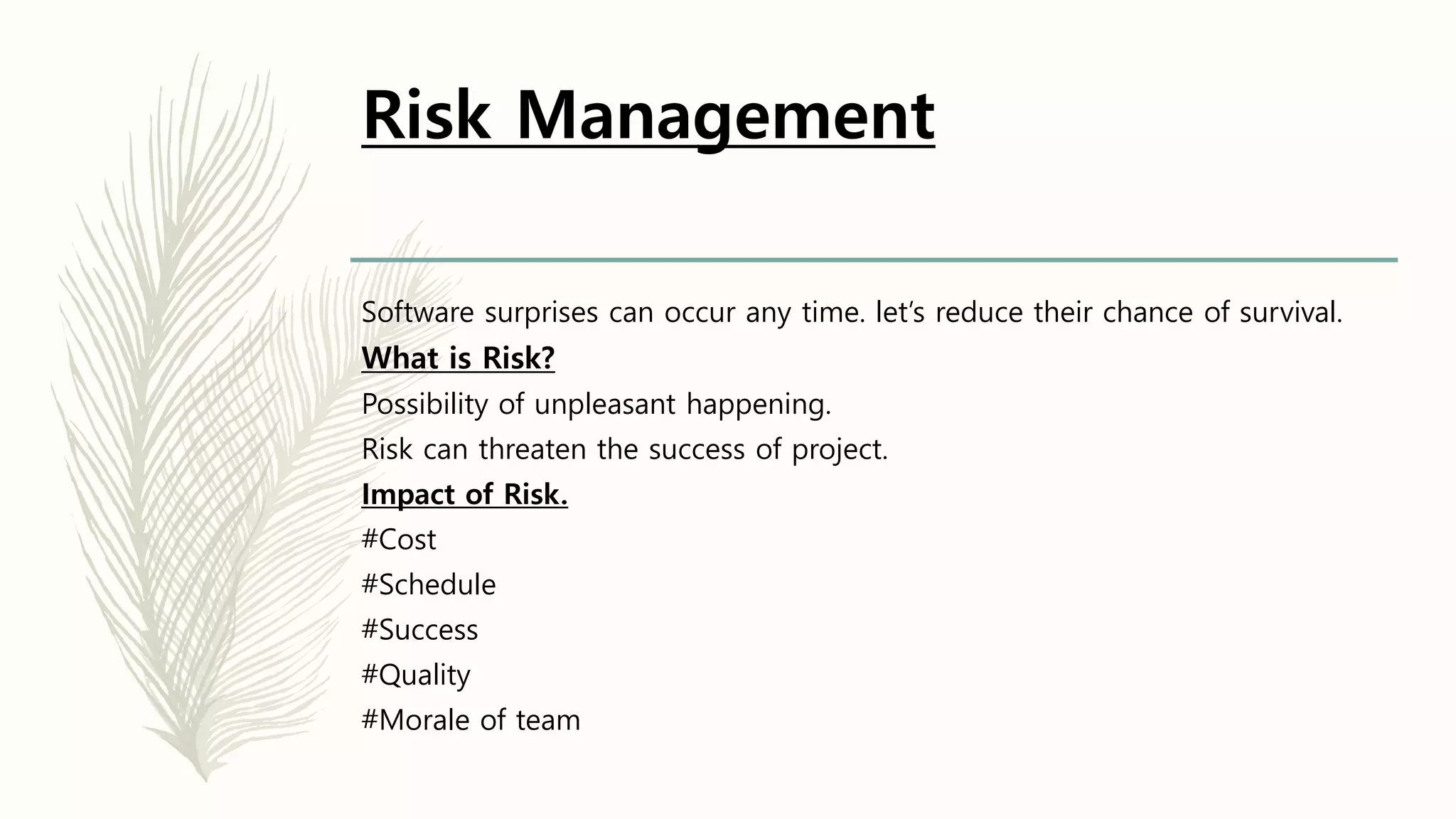 Process measurment+cmmi+risk managment+project estimation | PPT