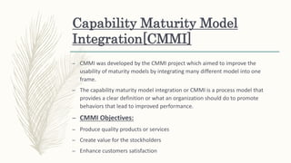 Process measurment+cmmi+risk managment+project estimation | PPT