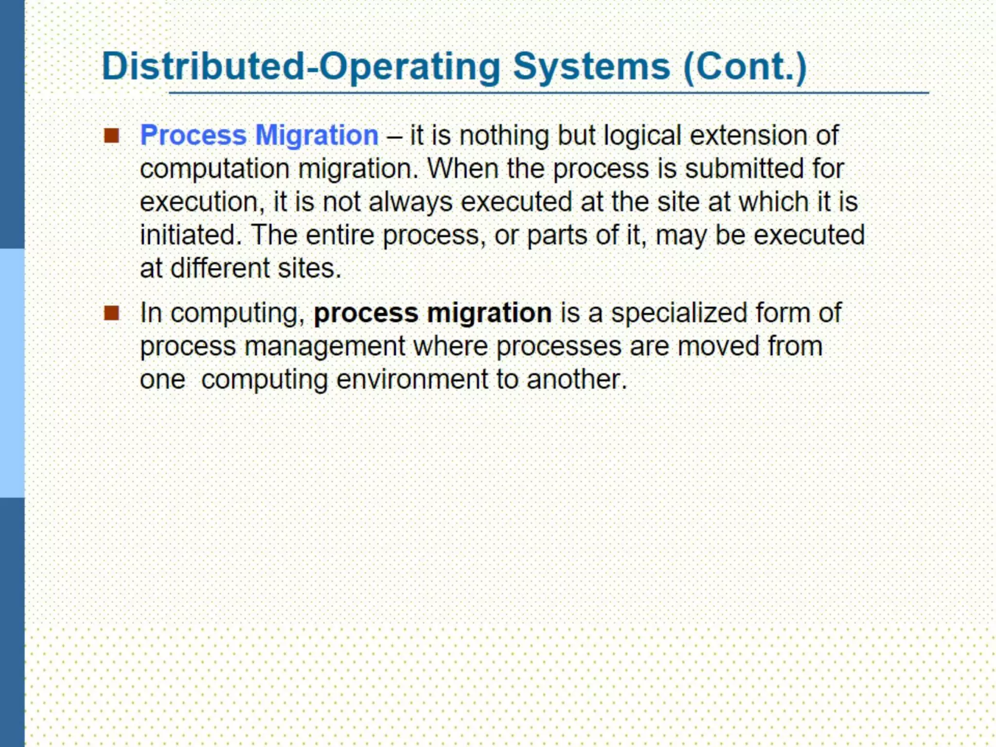 Process migration | PDF