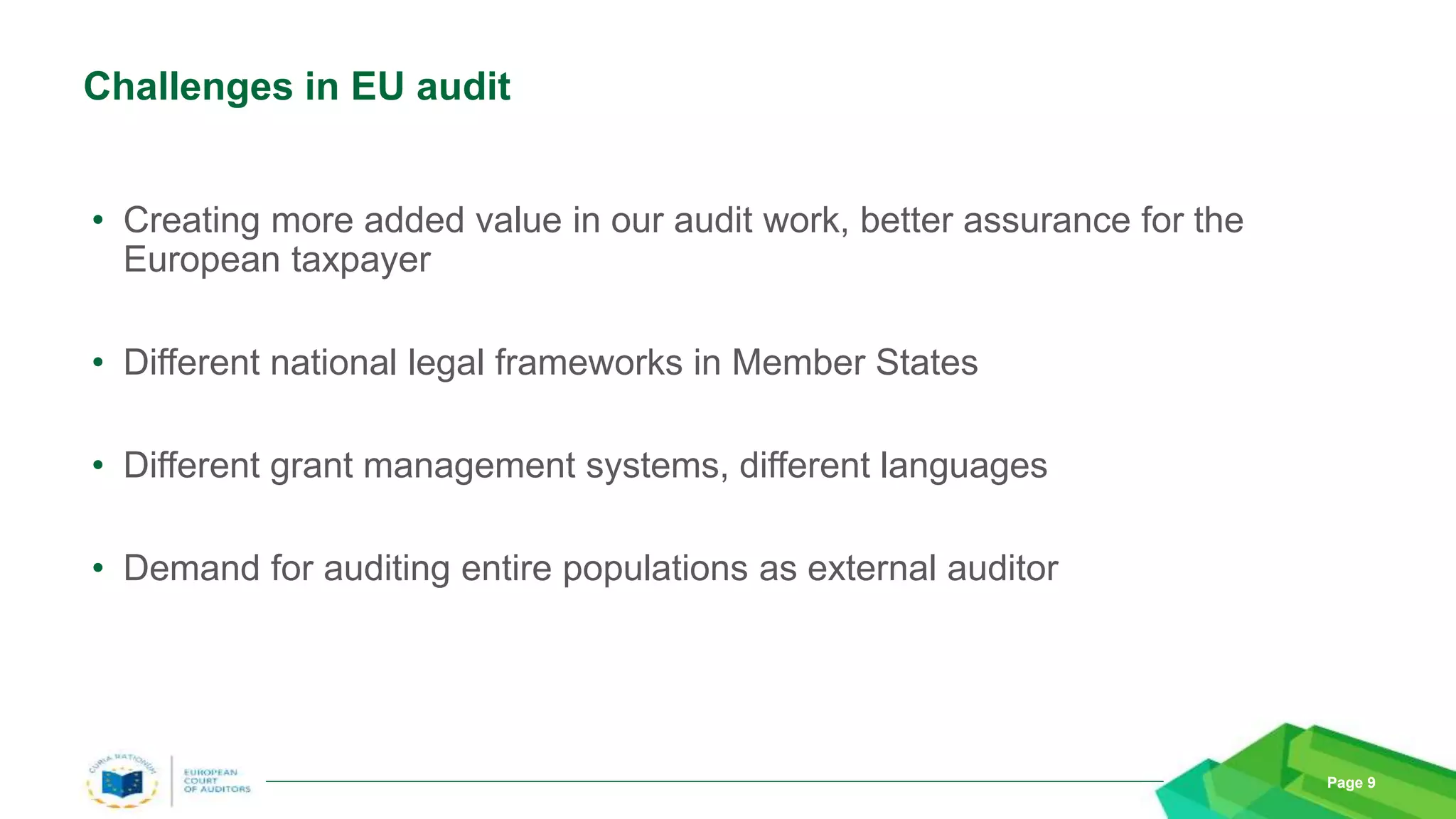 Process Mining in EU audit | PPTX