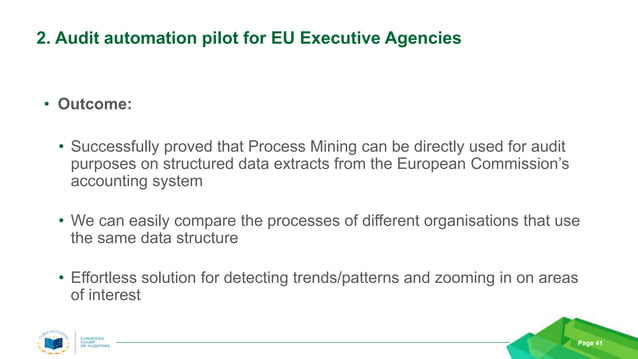 Process Mining in EU audit | PPTX