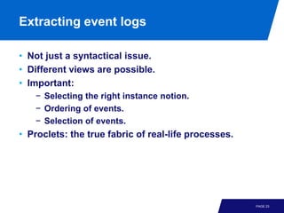 Process Mining - Chapter 4 - Getting the Data | PDF