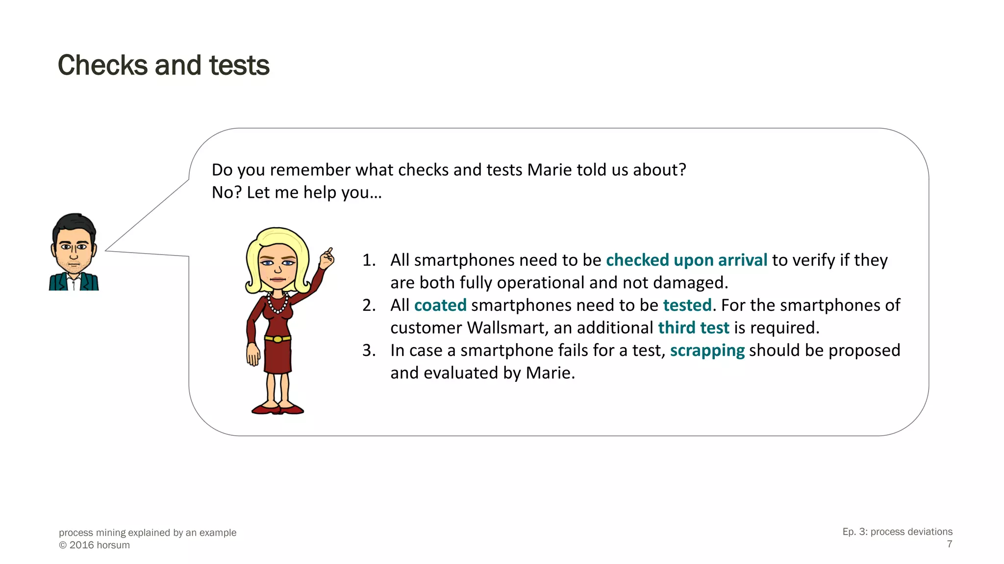 Process mining explained by an example | Episode 3: process deviations | PDF