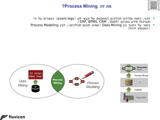 Process mining with Disco (Hebrew) עברית | PDF