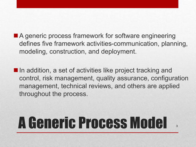Process Model in Software Engineering.ppt | Computer Software and ...