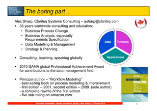 Process modeling in agile environment alec sharp | PDF