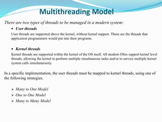 Process & Mutlithreading | PPT