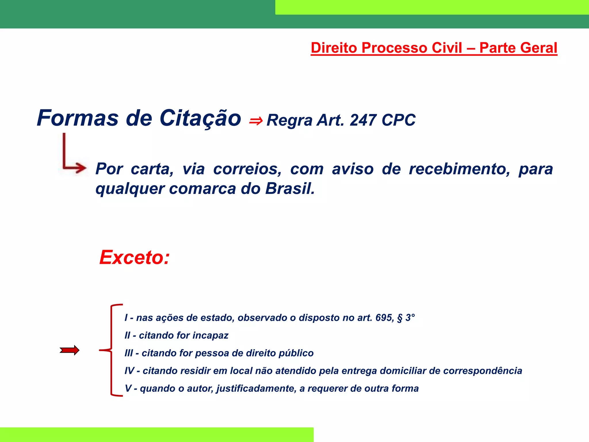Processo civil parte 1 | PPT