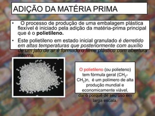 Processo de fabricação de embalagens plásticas flexíveis | PPTX