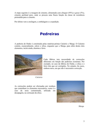 Processo de fabrico de cimento | PDF