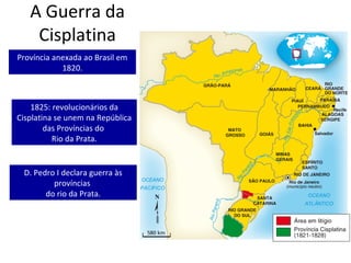 Processo emancipatório da américa portuguesa das revoltas ao 1 reinado ...
