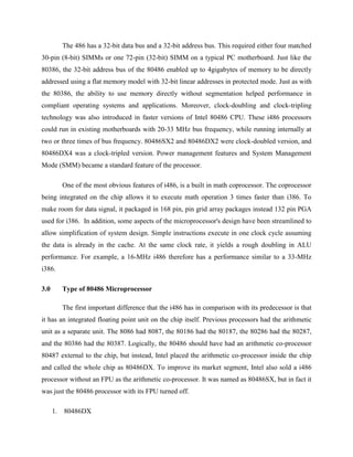 Processoer 80486 | DOCX
