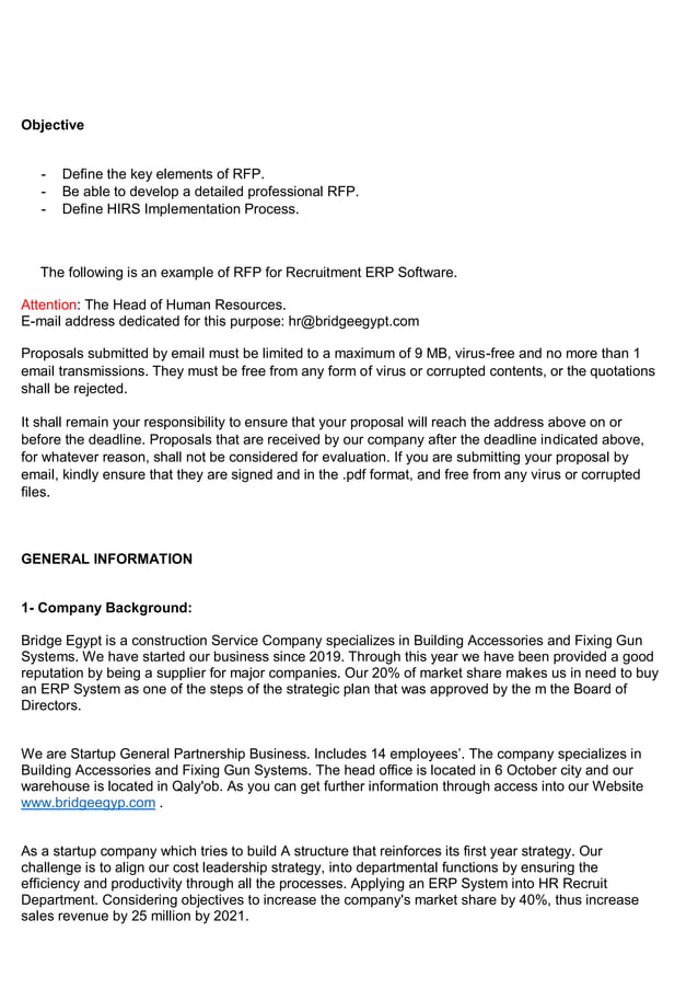 Process of an erp system | PDF