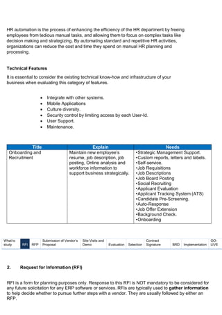 Process of an erp system | PDF