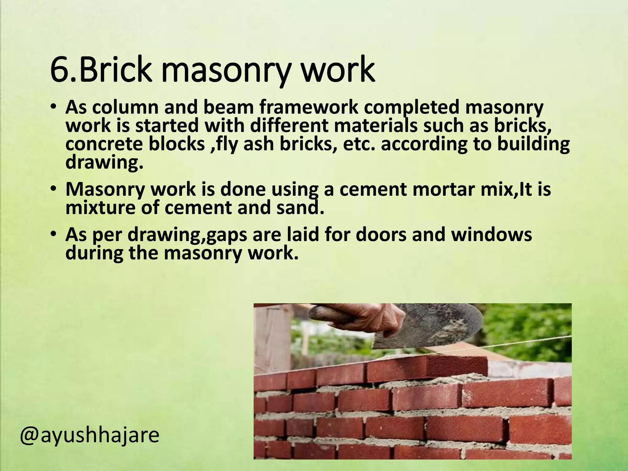 Process of Building Construction | PPTX