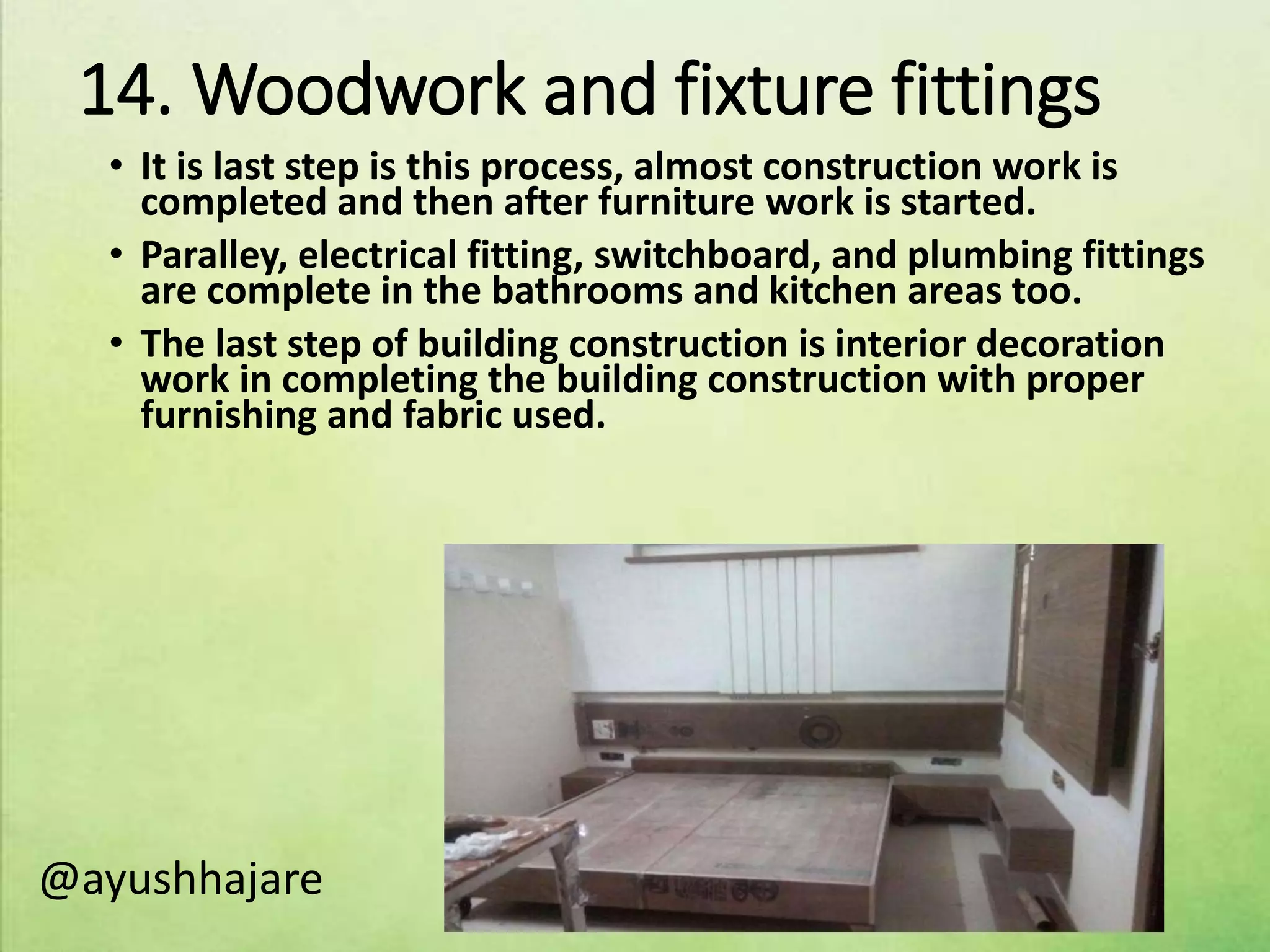 Process of Building Construction | PPTX
