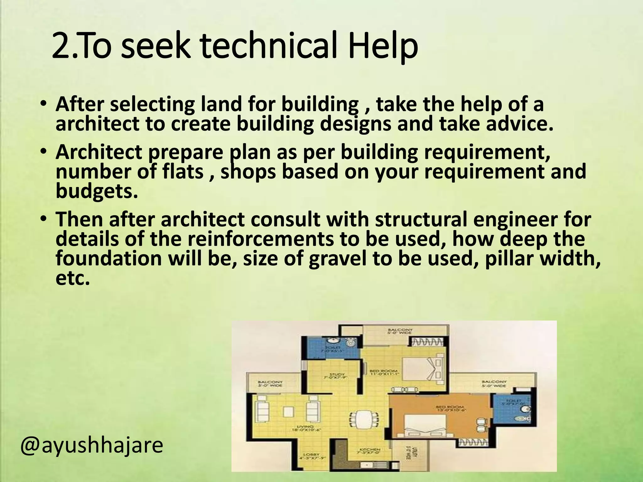Process of Building Construction | PPTX