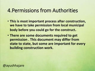 Process of Building Construction | PPTX