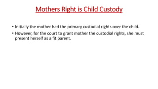 Process of child custody | PPTX