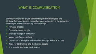 PROCESS OF Communication ppt .xx ....... | PPT
