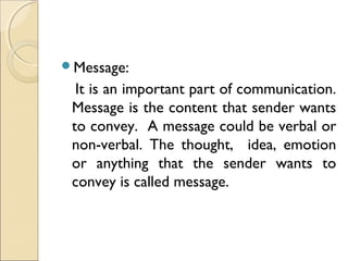 Process of communication | PPT