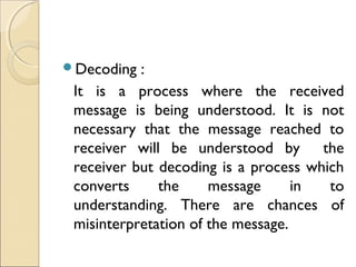 Process of communication | PPT