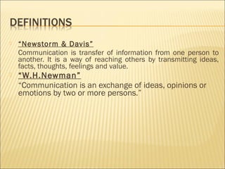 Process of communication | PPT