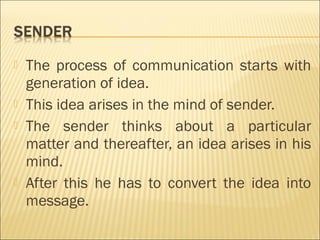 Process of communication | PPT