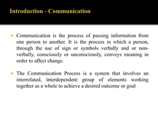 Process of communication | PPTX