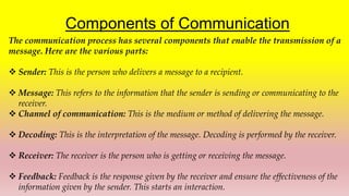 Process of communication || Communication Skills || By Dr. Anukriti ...