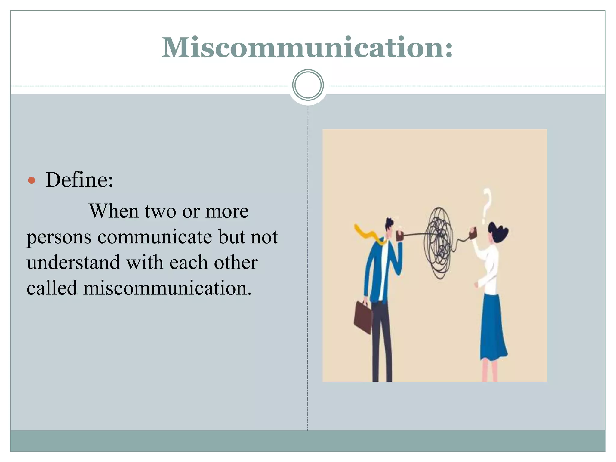 Process Of Communication And Miscommunicationpptx Email Internet