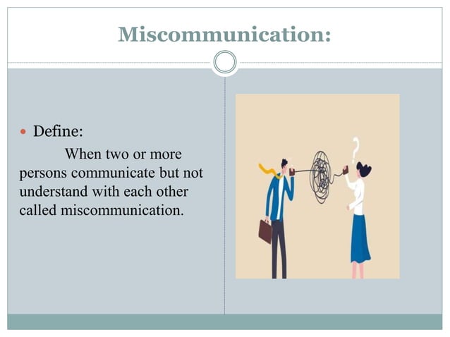 Process Of Communication And Miscommunicationpptx Email Internet