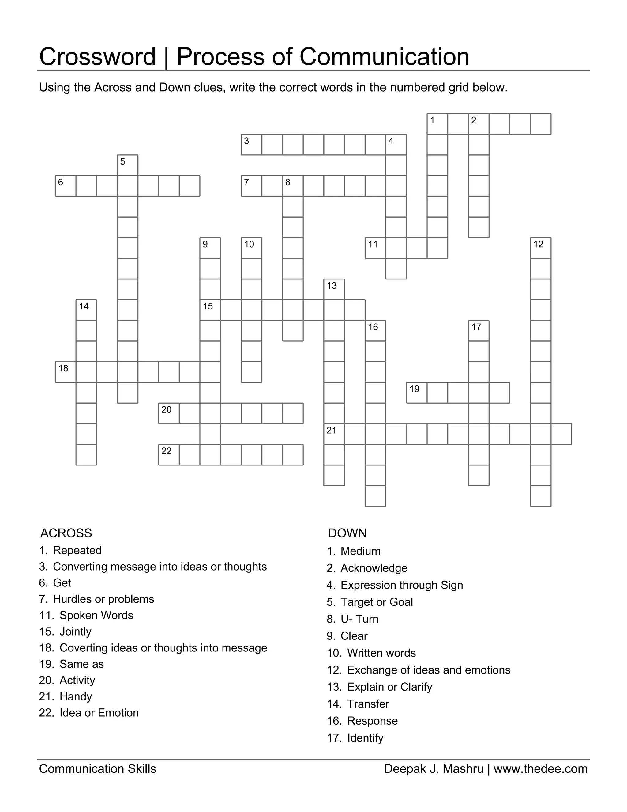 Process of communication through puzzles | PDF