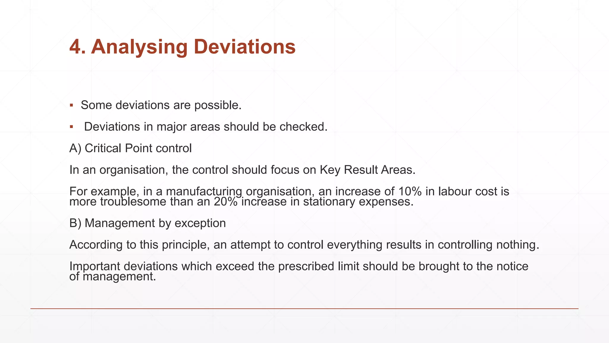 Process of control- Controlling function of management | PPTX