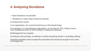 Process of control- Controlling function of management | PPTX