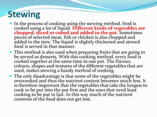 Process of cooking 2003 | PPTX