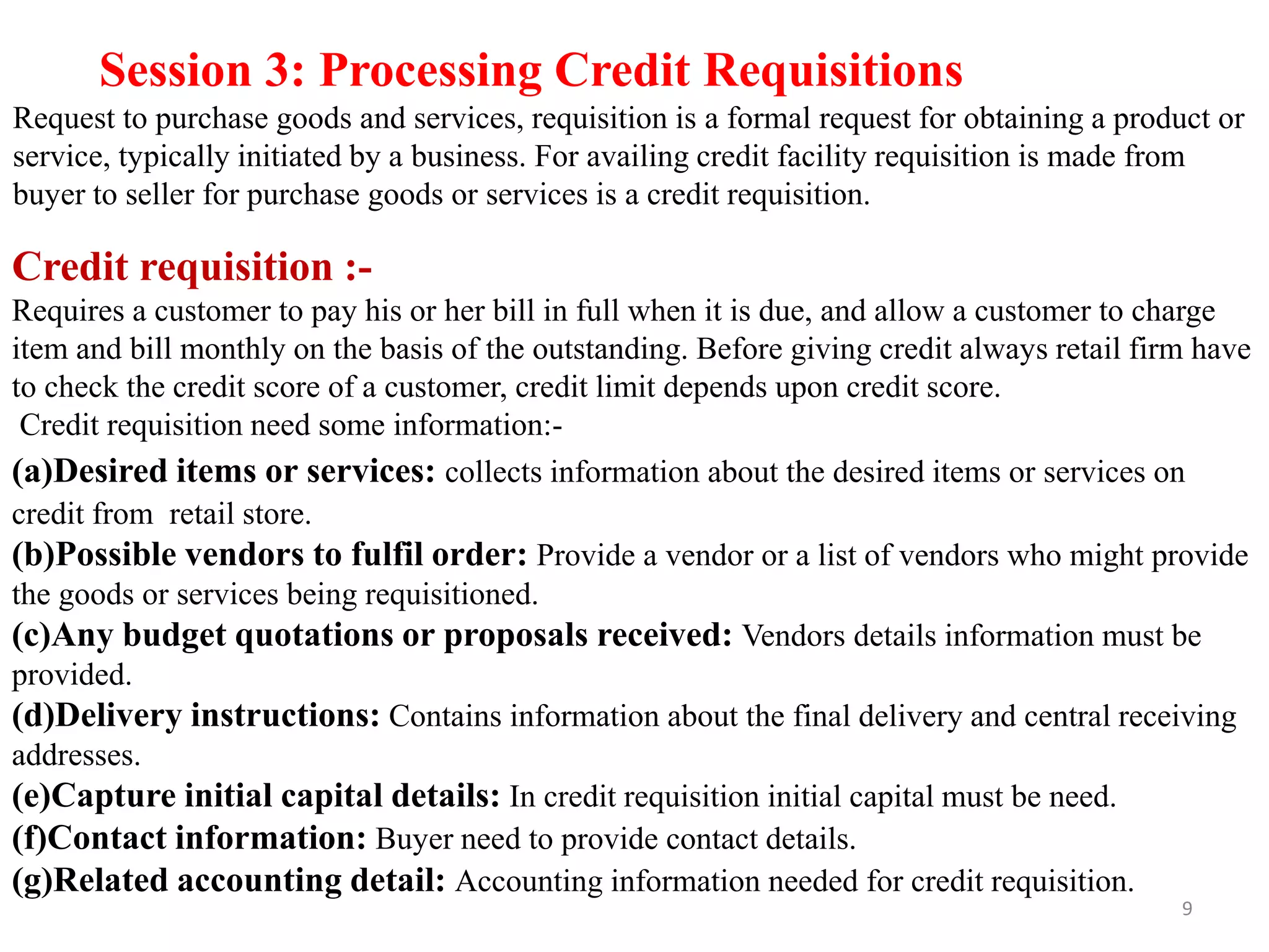Process of Credit Application by Rajorsi panja | PDF