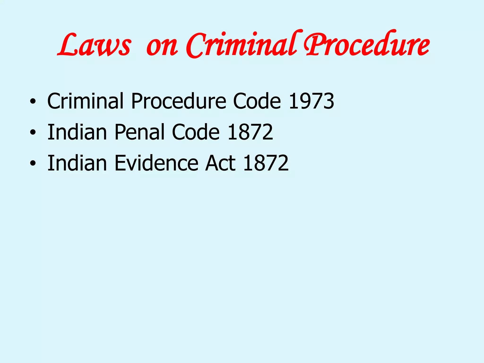 Steps in Criminal Prosecution in india | PPTX