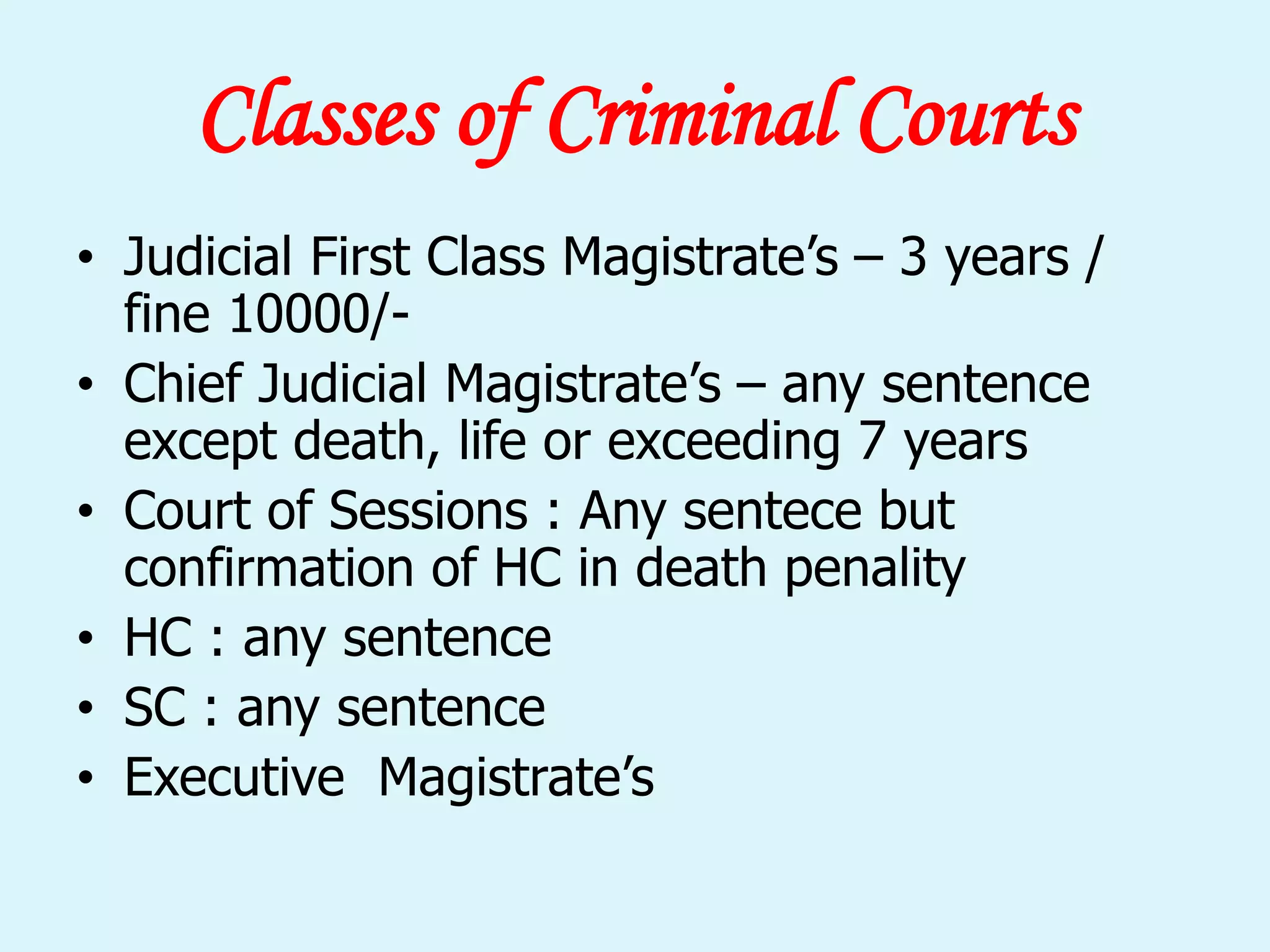 Steps in Criminal Prosecution in india | PPTX