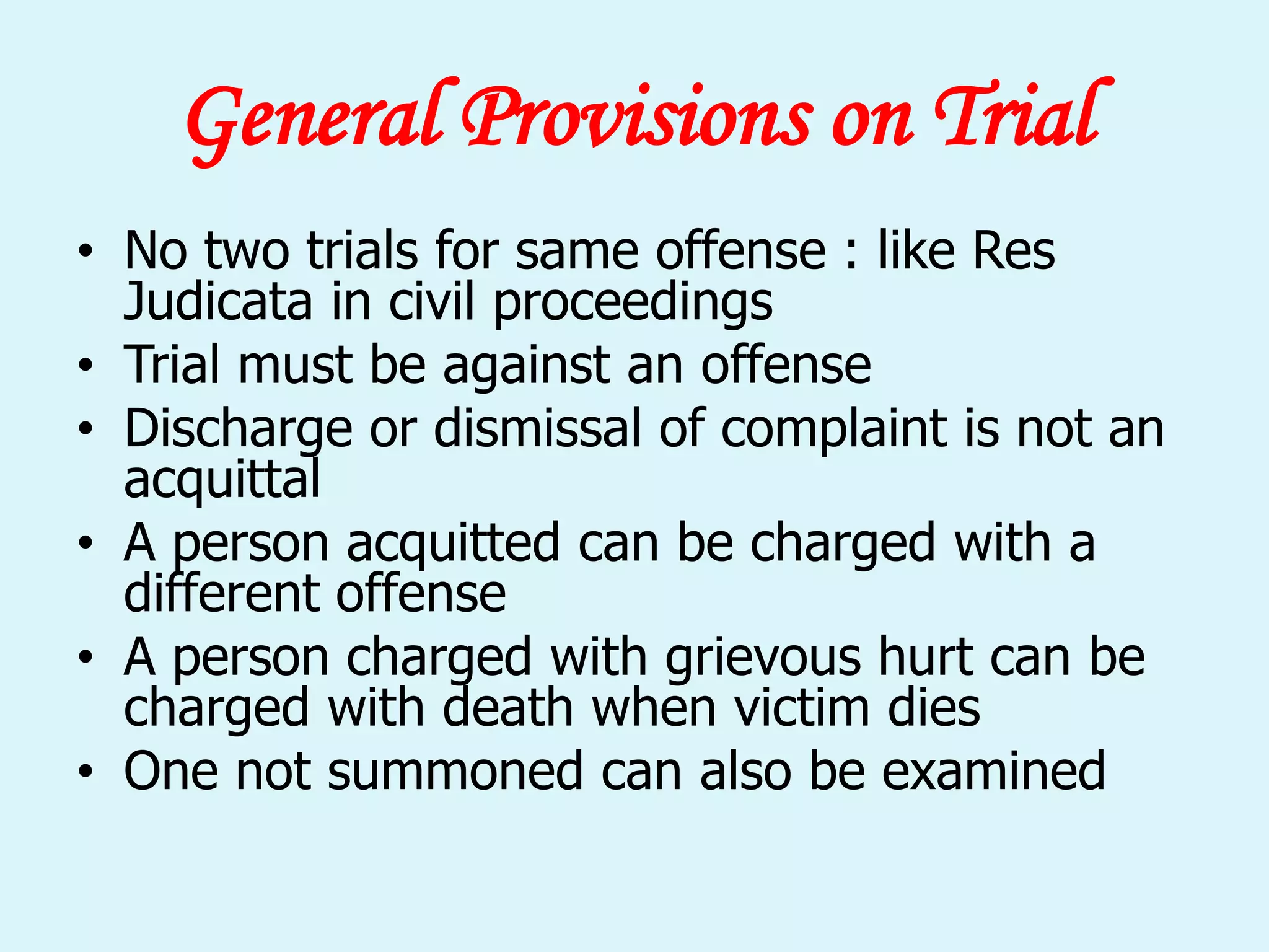Steps in Criminal Prosecution in india | PPTX