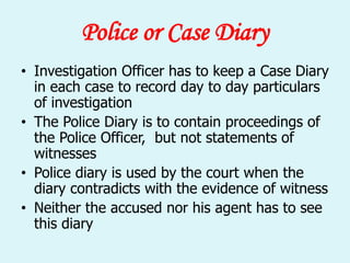 Steps in Criminal Prosecution in india | PPTX