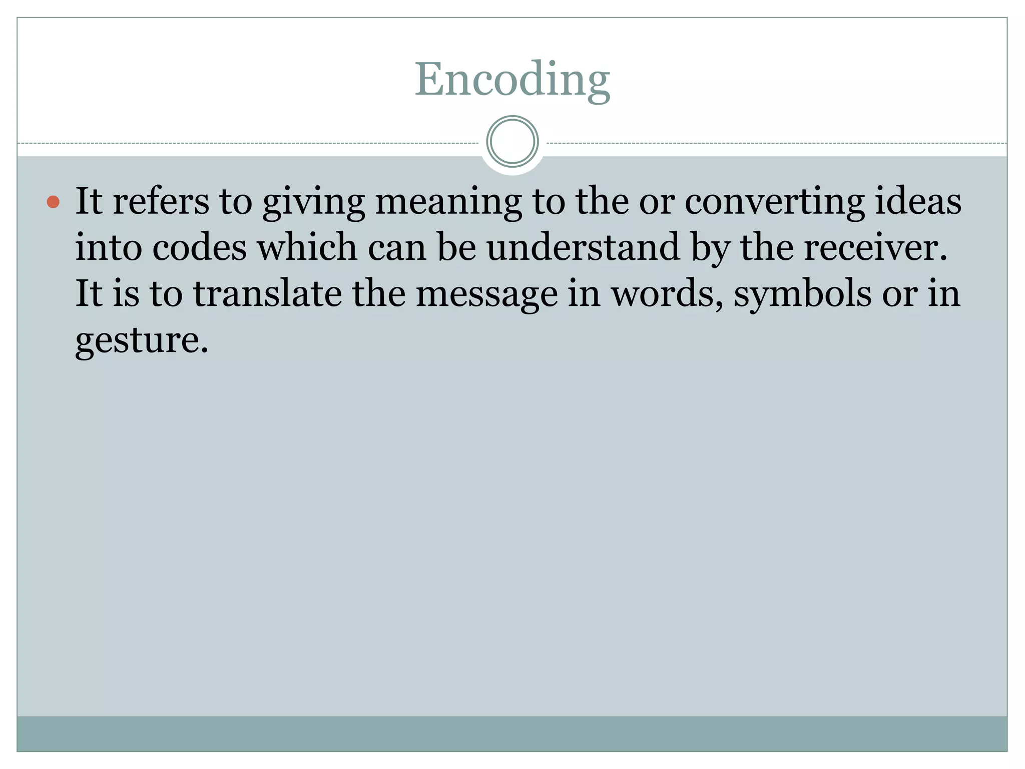 Process of communication | PPTX