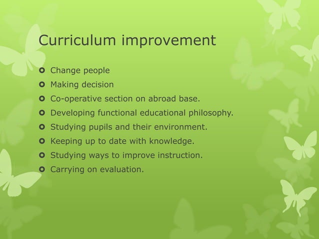 Process of curriculum change | PPTX | Primary Education | Education